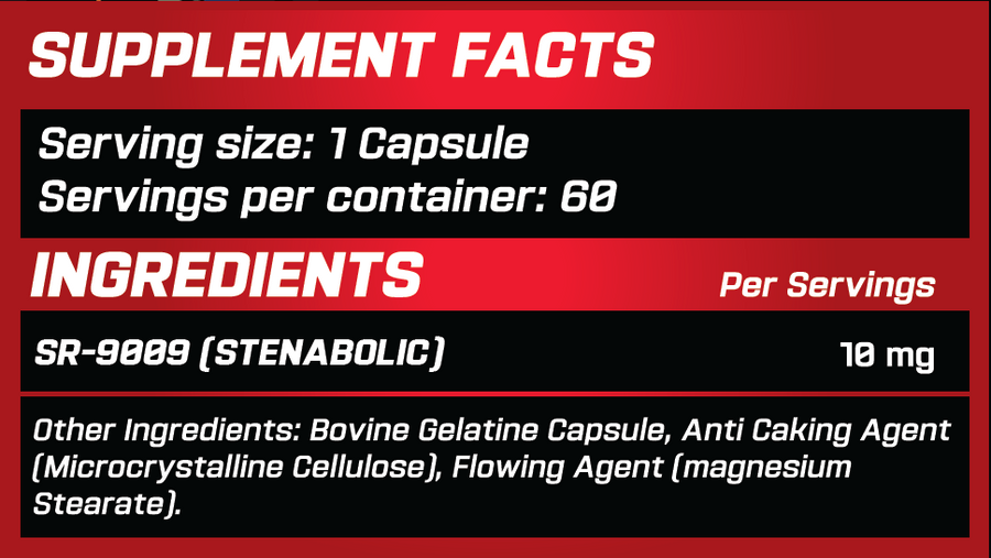 Grimlabs Bloodlust 60 Servings - SR-9009 Stenabolic Takviye